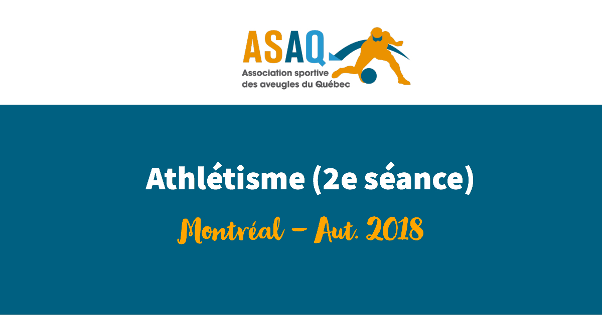 Programme jeunesse ASAQ - Automne 2018 - Association sportive des ...