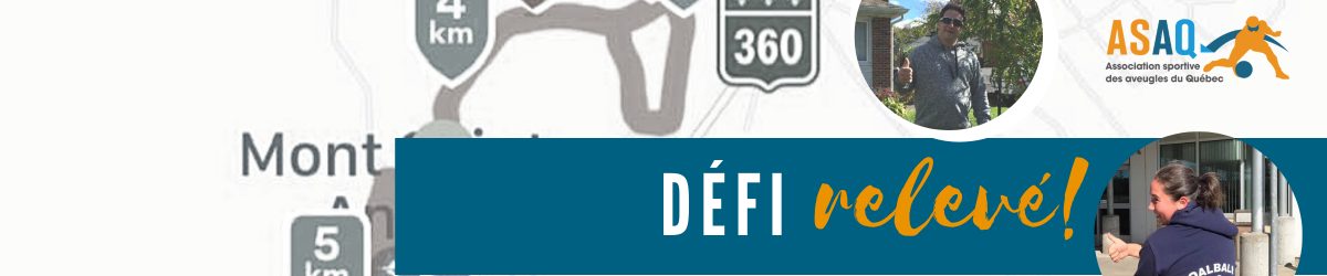 DÉFI ASAQ 2020 RELEVÉ! - Association sportive des aveugles du Québec